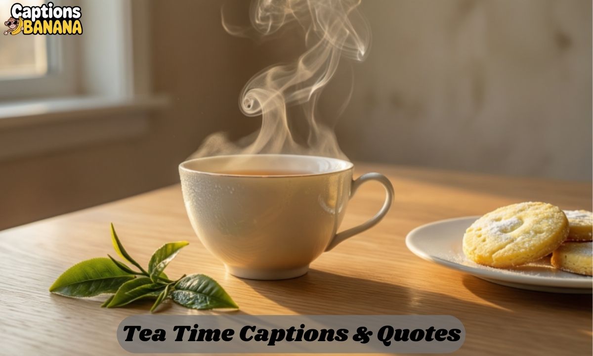 200+ Tea Time Captions and Quotes to Sip & Share in 2026